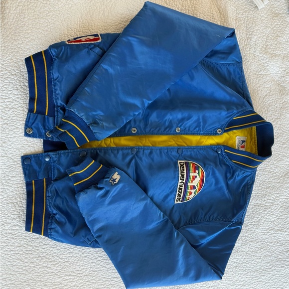 STARTER | Jackets & Coats | Vintage Nuggets Starter Satin Blue And ...